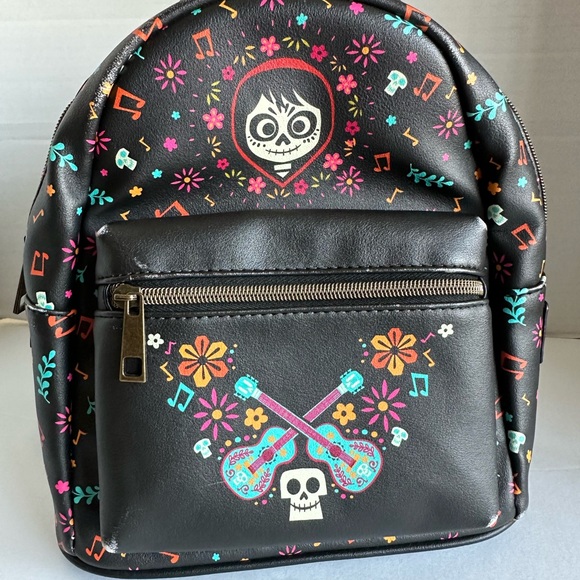 Loungefly | Bags | Loungefly Disney Pixar Coco Mini Backpack Black ...